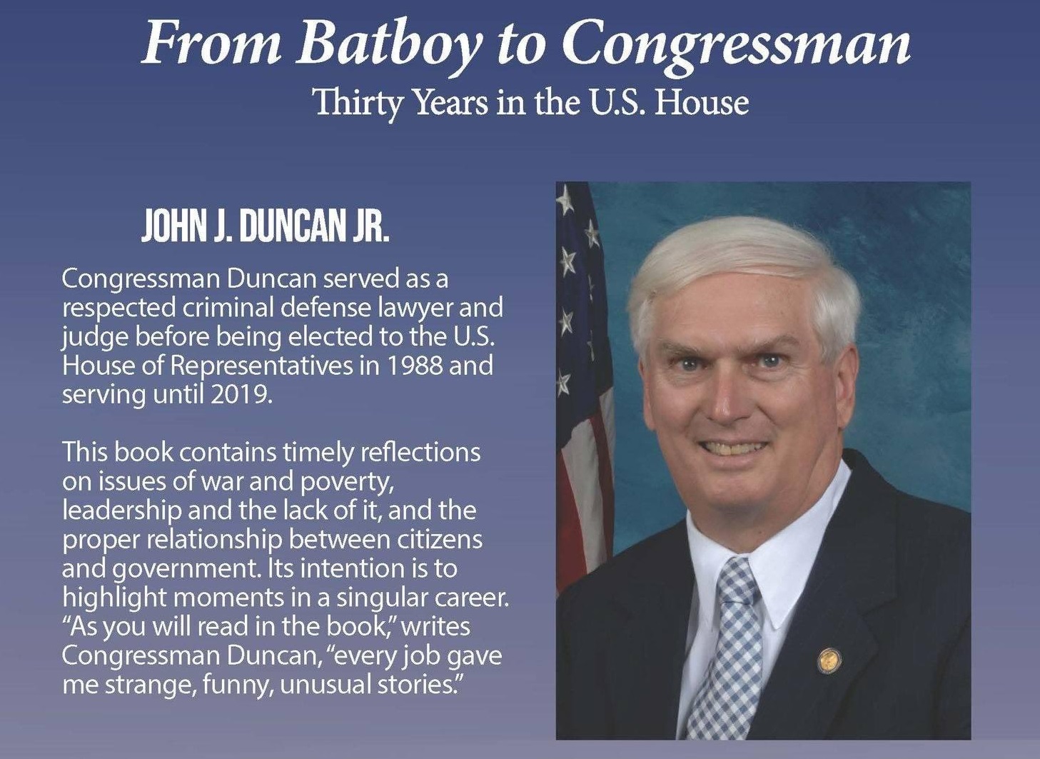 Bob’s Newstalk 98.7 interview with Congressman Jimmy Duncan – Oct 12th ...